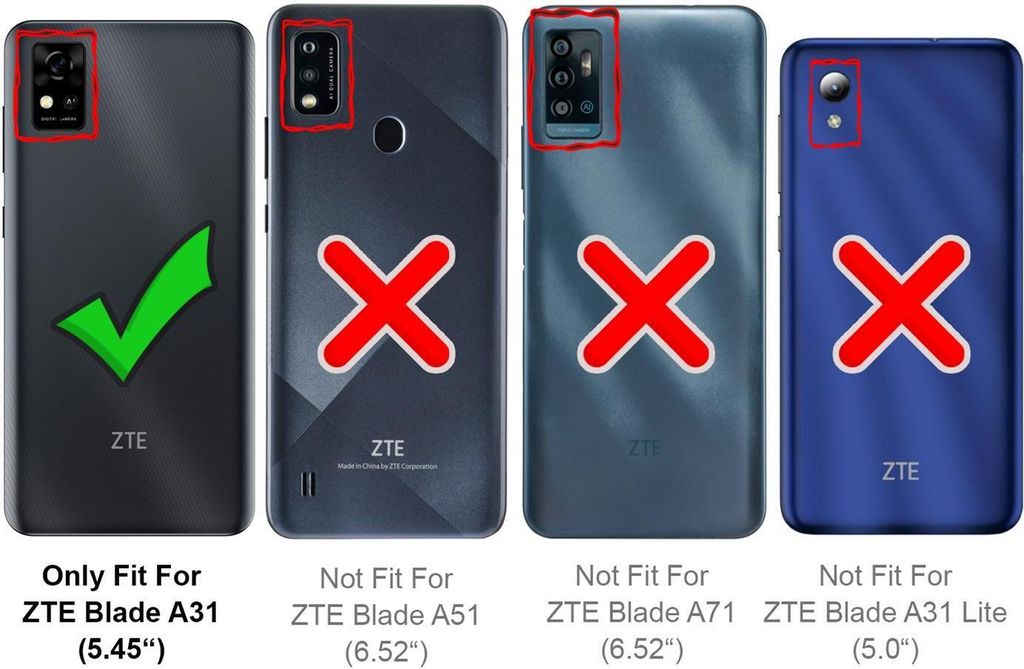 Pouzdro typu kniha pro ZTE Blade A31 Cover | Kaufland.cz