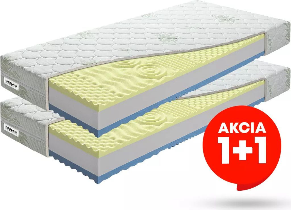 Benab Visco Plus 1+1 Materac 90 x 200 cm | Kaufland.pl