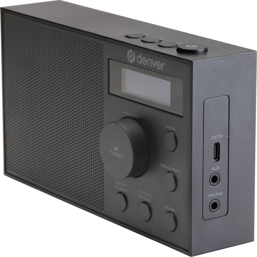 Denver Dab 51 B Tischradio Dab+ Dab Fm Usb Aux Weckfunktion