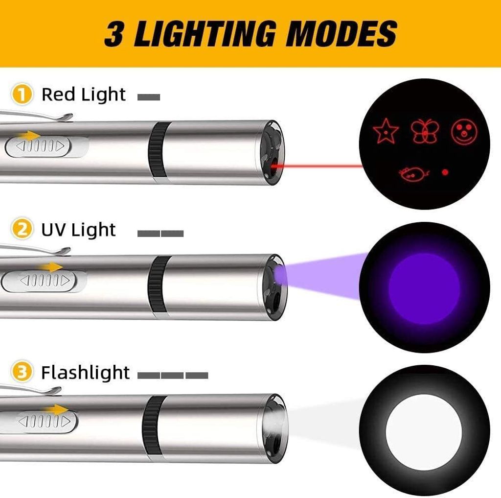 LED Pointer für Katzen Spielzeug, 7 in 1 und | Kaufland.de