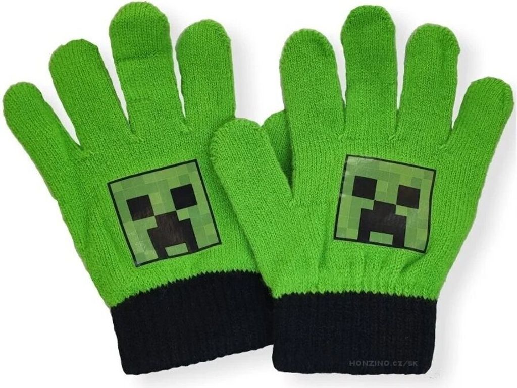 Dětské pletené prstové rukavice Minecraft - | Kaufland.cz