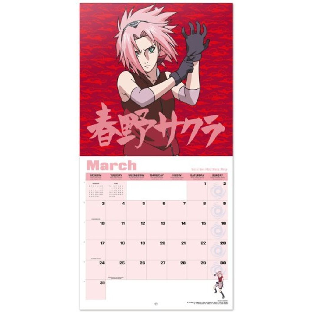 Kalender 2025 Naruto Wandkalender 30x30 cm | Kaufland.de