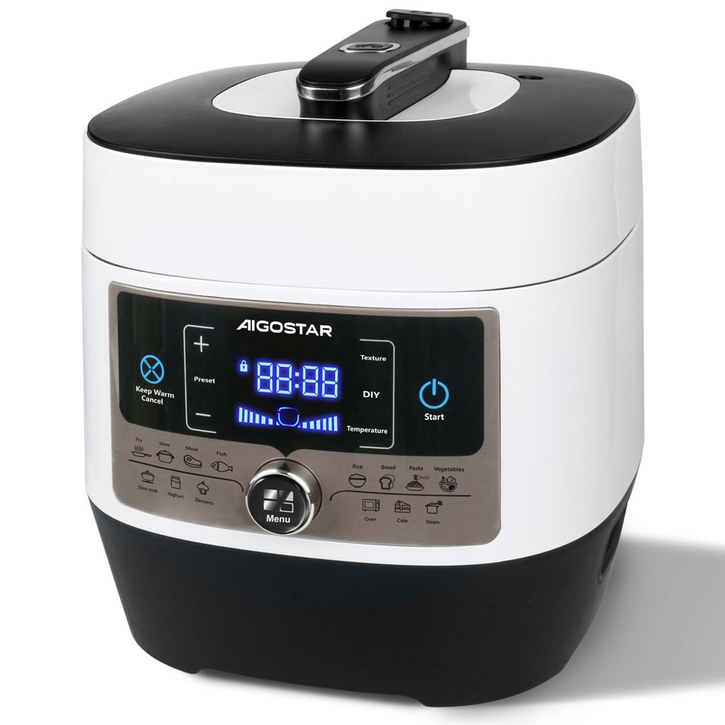 Aigostar - Dampfkochtöpfe Elektrischer, Multikocher 5,5L