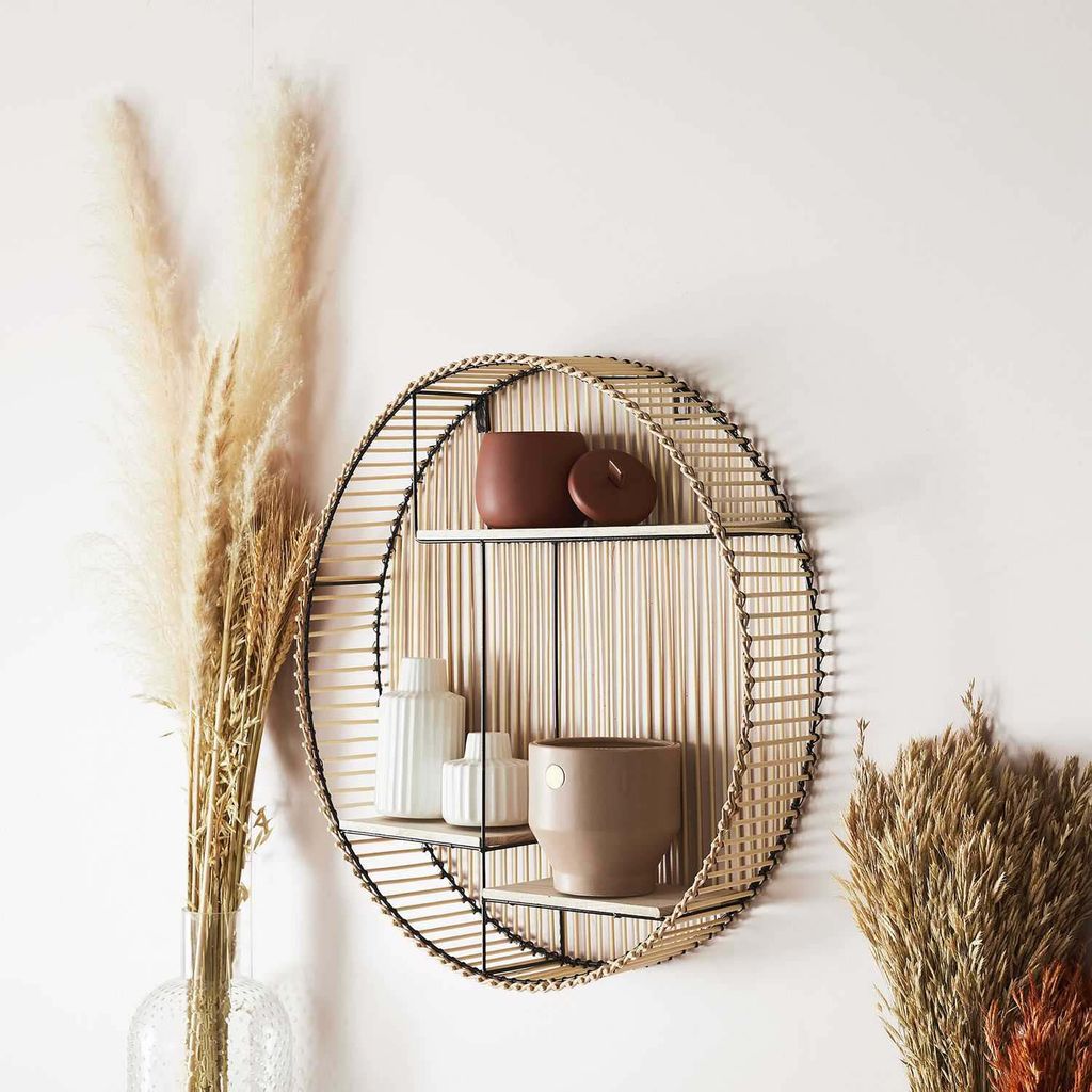 Rattan-Regal rund 53 cm Java | Kaufland.de