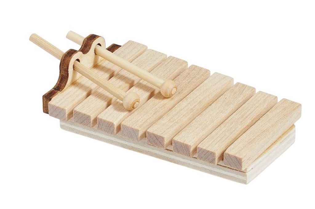 Miniatur Xylophon, 3,5x1,7x5,5 cm, natur 1 | Kaufland.de