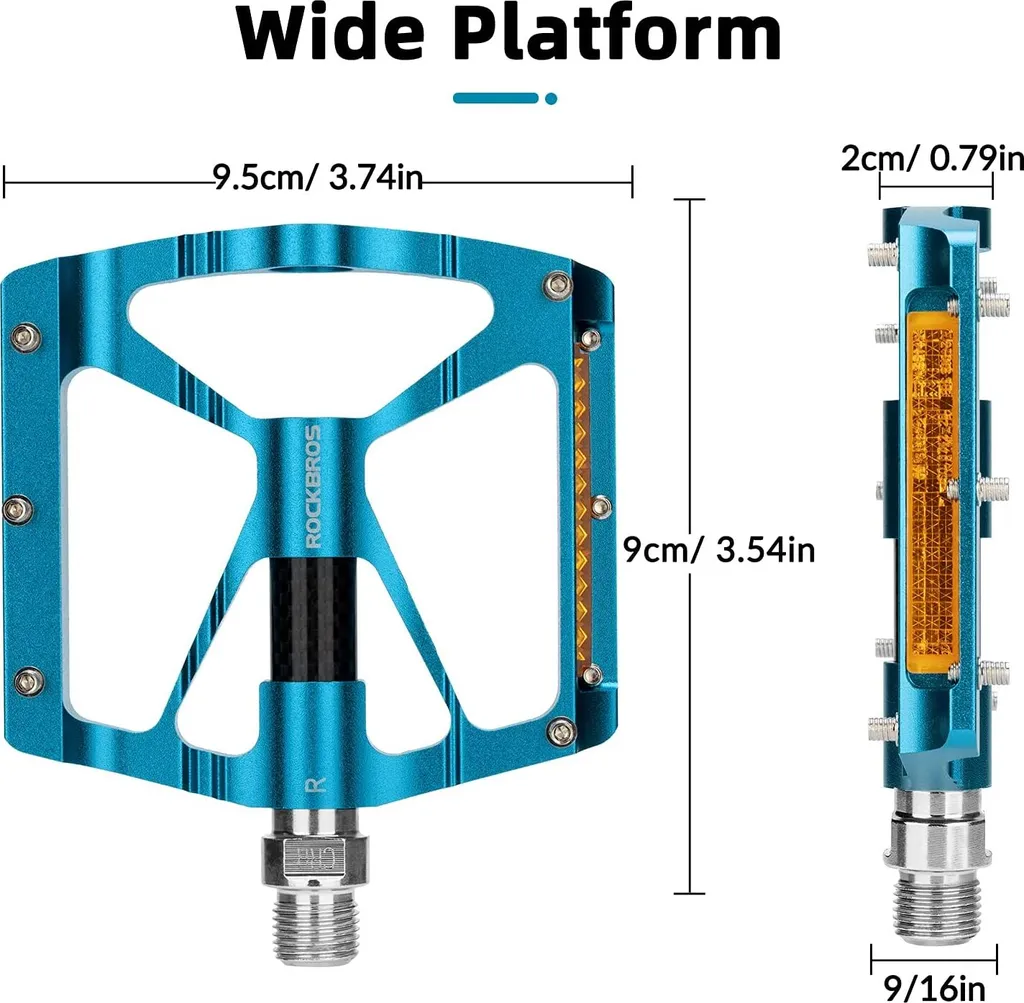 ROCKBROS Fahrradpedale, MTB Pedale, 9/16", | Kaufland.de