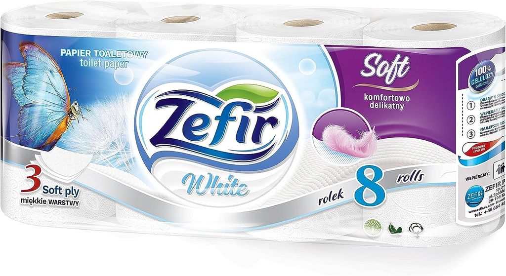 Zefir 64 Rollen Toilettenpapier 157 Blatt, | Kaufland.de