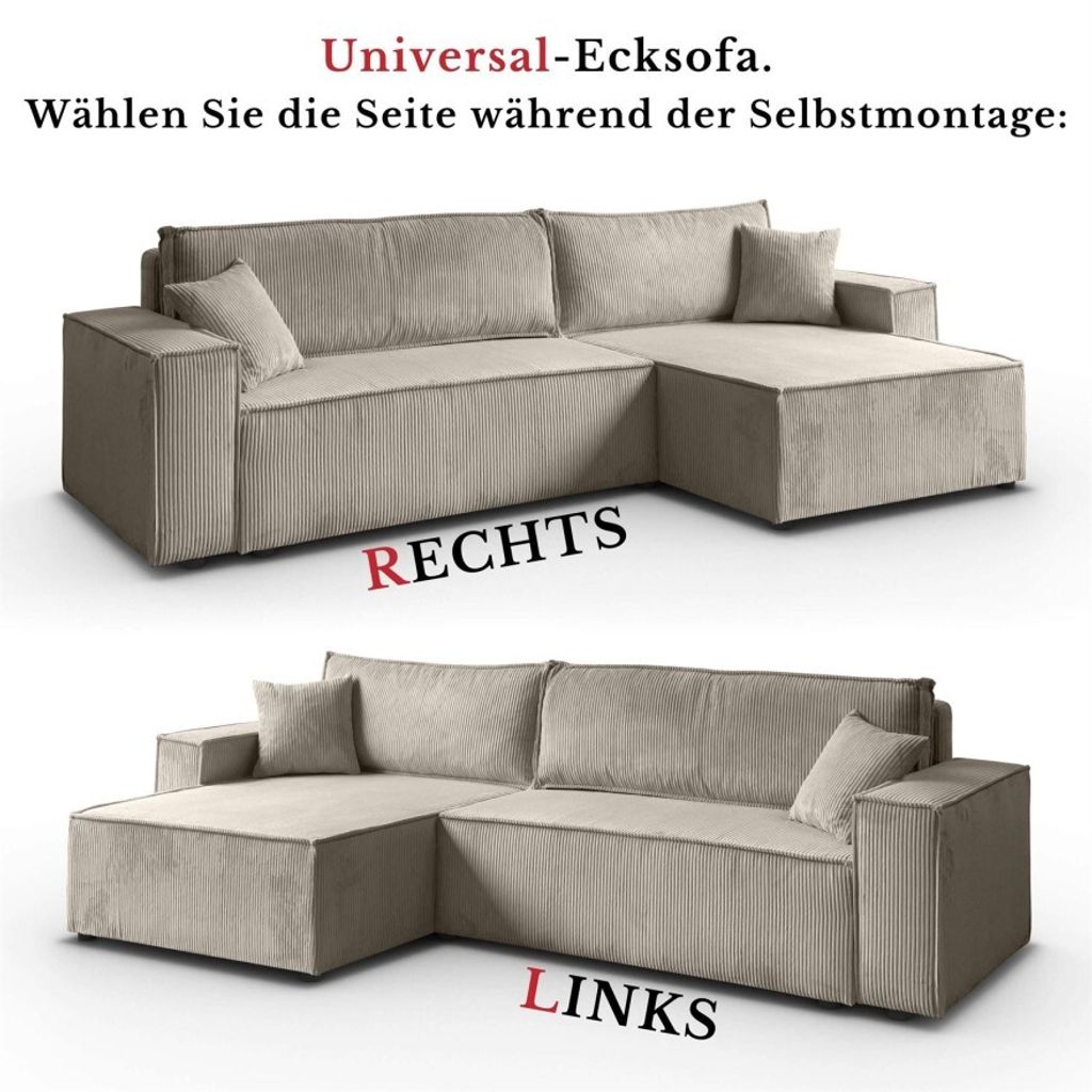 Gepolstertes Ecksofa CARLOS Poso 02 Ecksofas | Kaufland.de