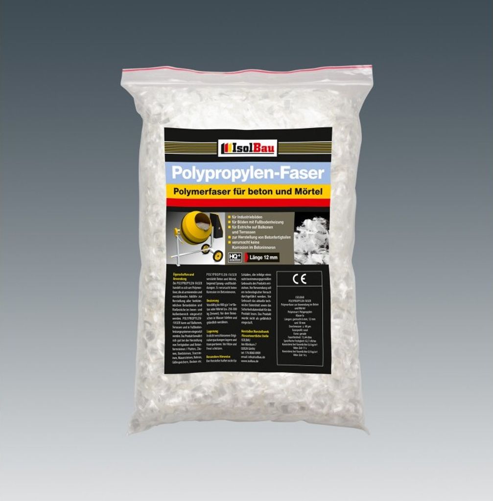 Isolbau Polypropylen-Faser - Hochertige Polymerfaser für