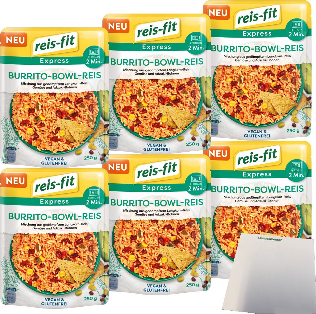 Reis-Fit Express Burrito-Bowl Reis 6er Pack | Kaufland.de