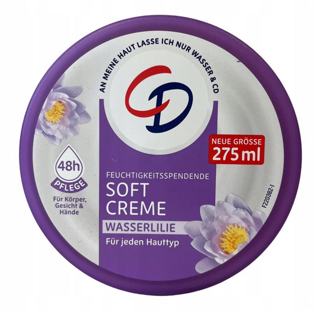 CD Soft Cream Water Lily 275ml for Normal and | Kaufland.de