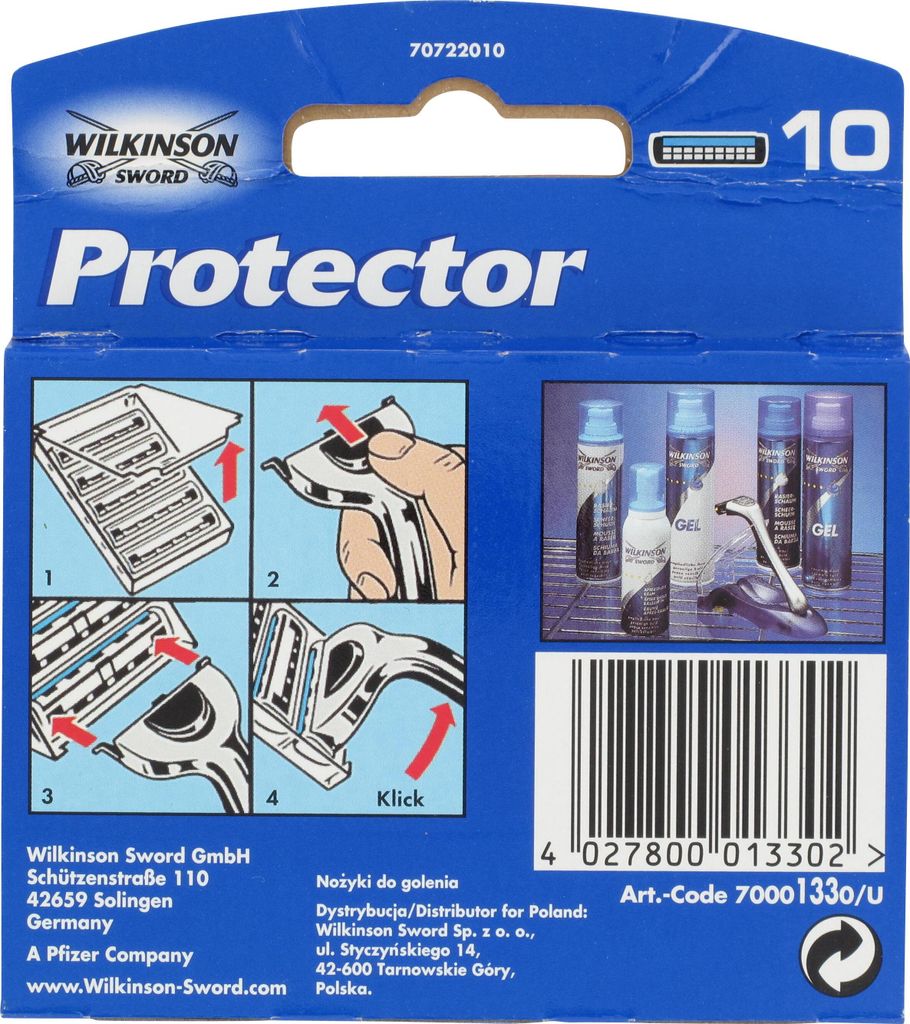 Wilkinson Sword Protector 10 Klingen in einer | Kaufland.de