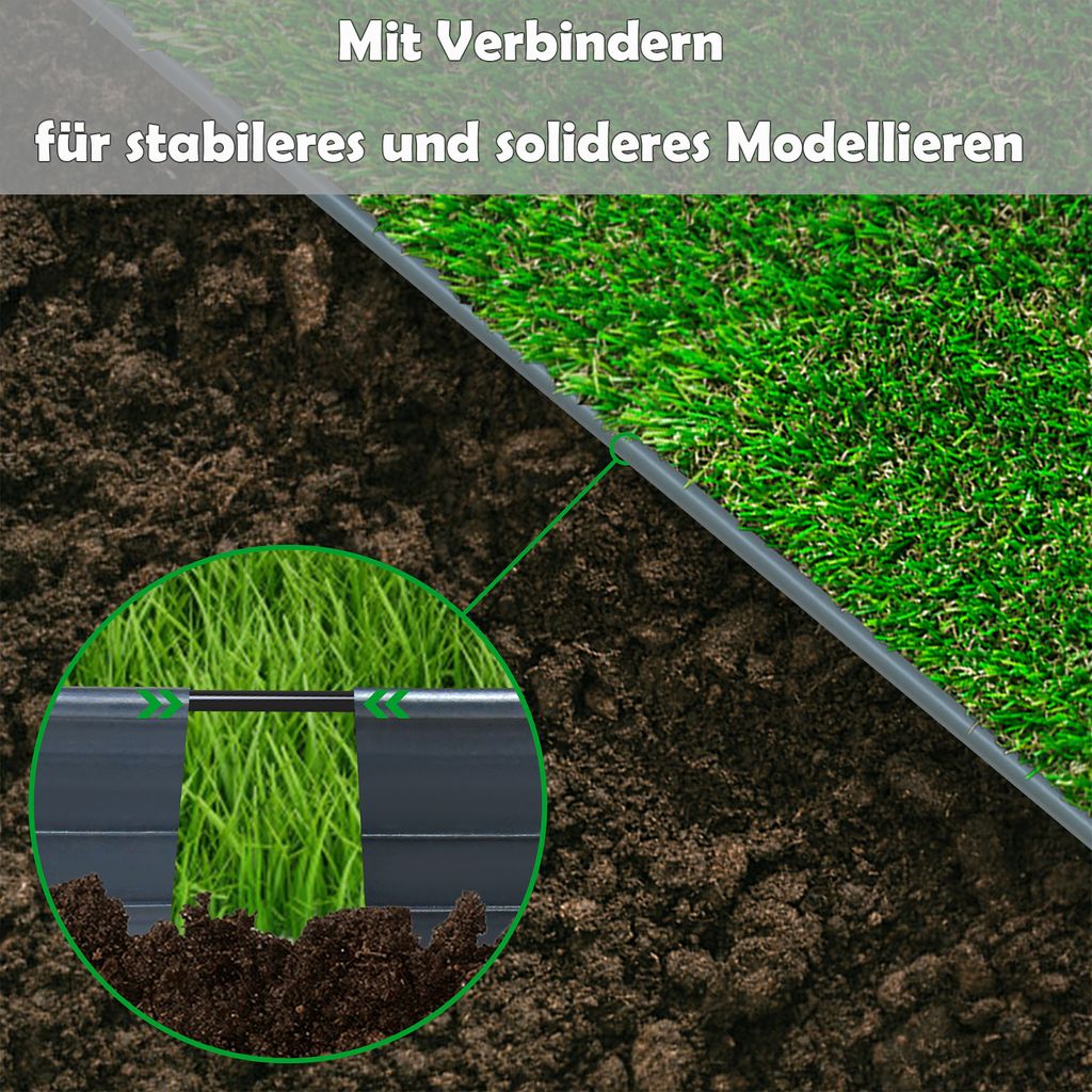 Sessamen-LP Kunststoff Rasenkante mit runden | Kaufland.de