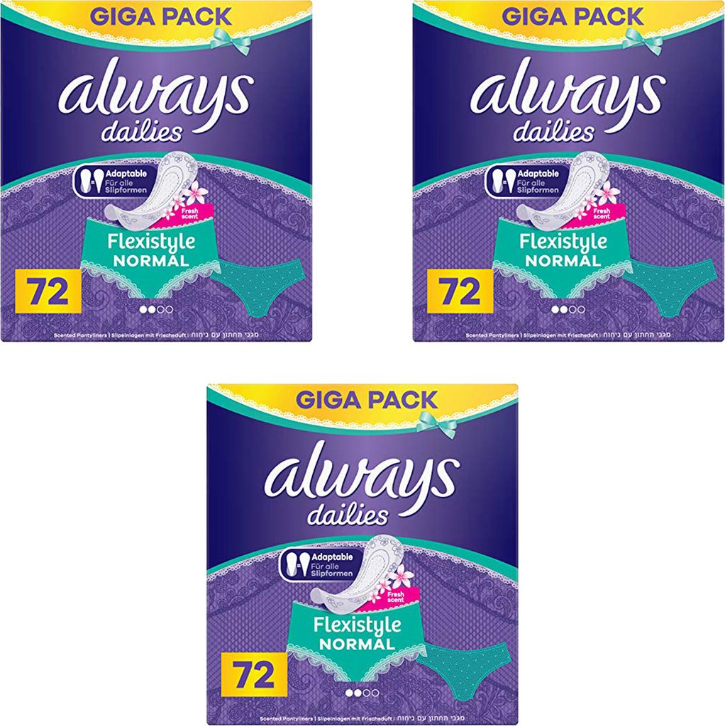 3x Always Dailies 216 Slipeinlagen Flexistyle | Kaufland.de