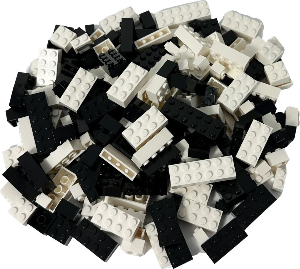 LEGO kocky cierno-biele zmiešané 200 dielikov LEGO®