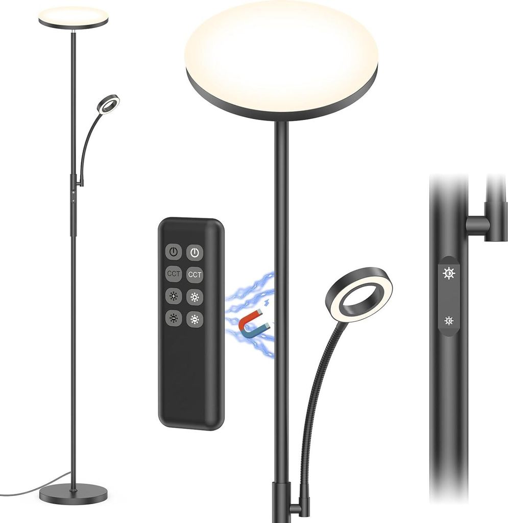 ANTENLICHT 35W Stehlampe LED Dimmbar Schwarz | Kaufland.de