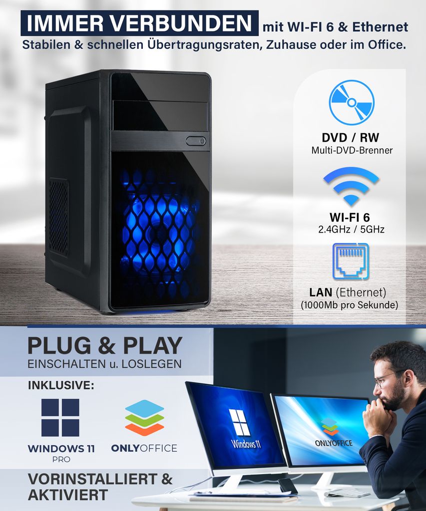 HYPER BYTE® Office PC – Computer mit Intel | Kaufland.de
