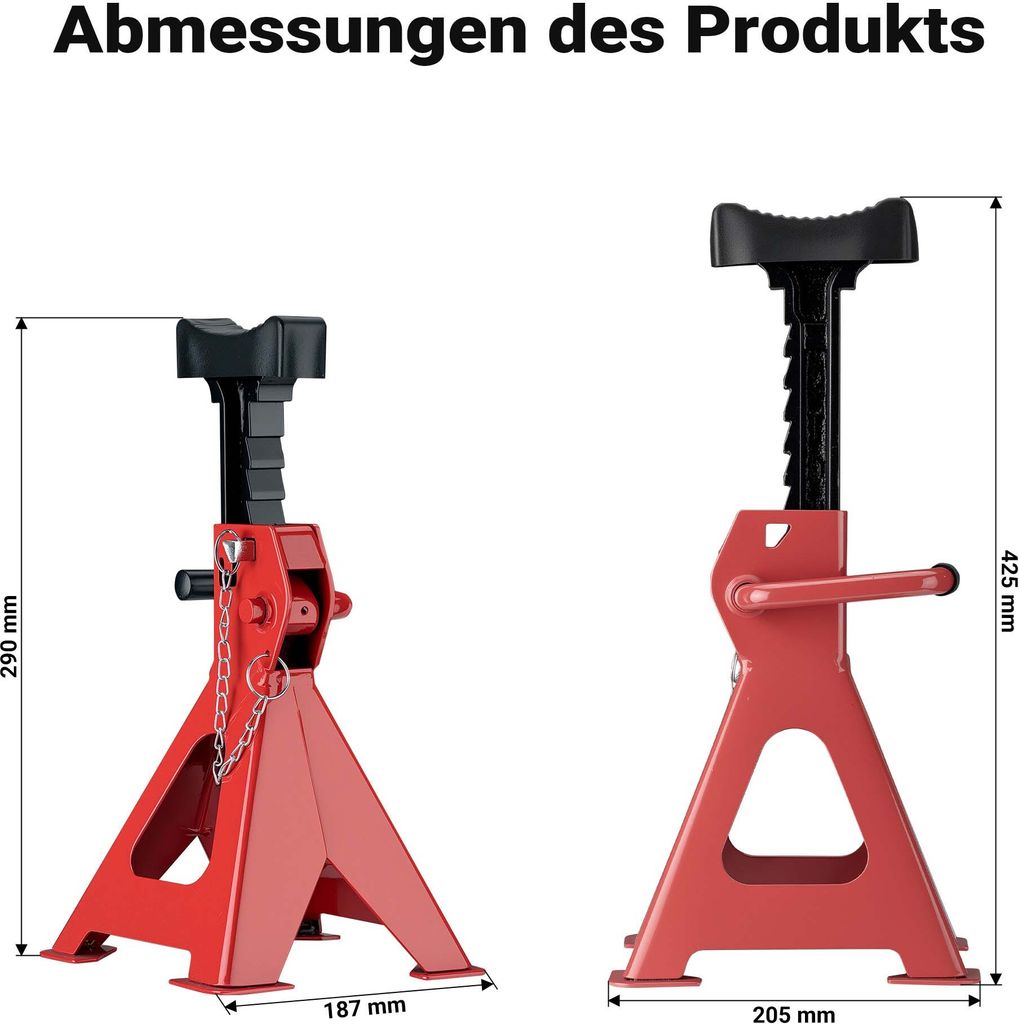 Wiltec 2 x Unterstellbock höhenverstellbar je | Kaufland.de