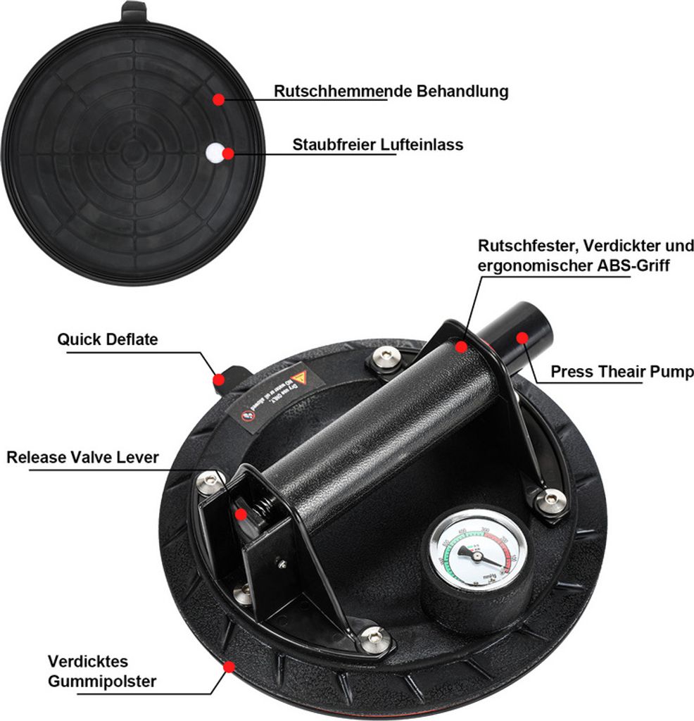 Fiqops přísavný zvedák vakuové sklo přísavka | Kaufland.cz