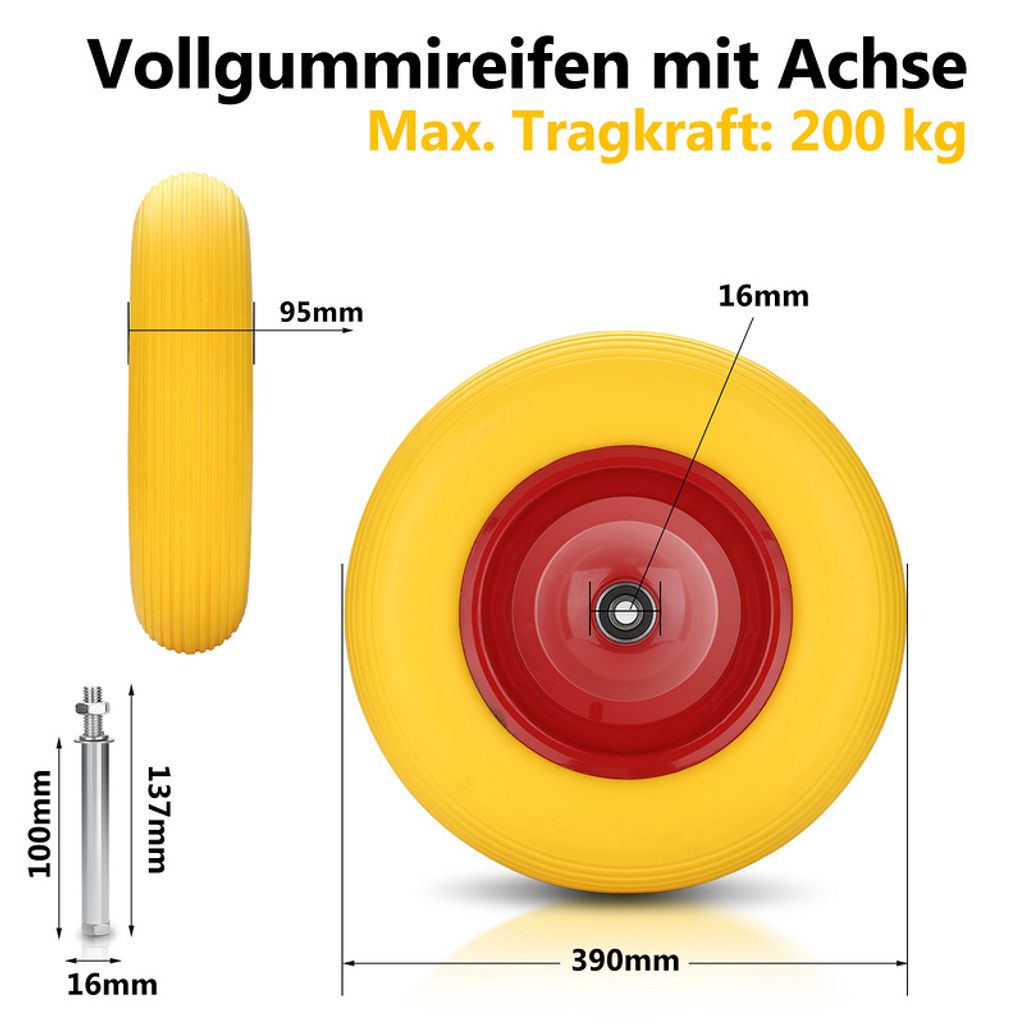 Jiubiaz Kolesá na trakare s kolesami na | Kaufland.sk