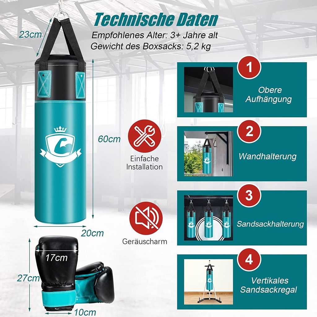 GOPLUS Hängend Boxsack-Set für Kinder Jugend | Kaufland.de