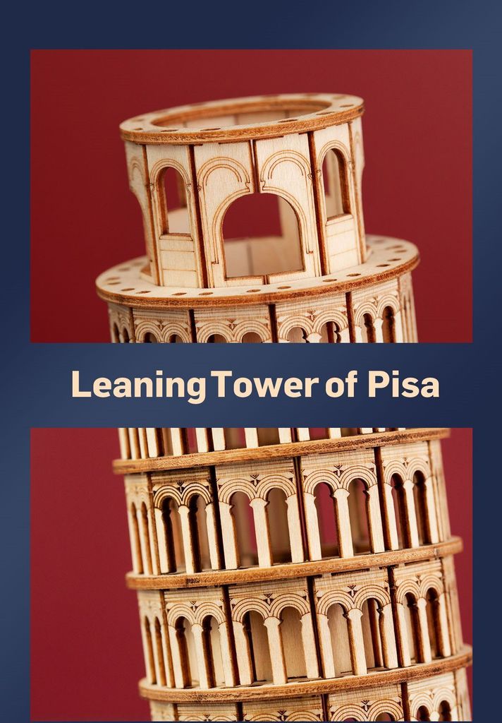 3D Puzzle Turm von Pisa, Holz, 137 Teile | Kaufland.de
