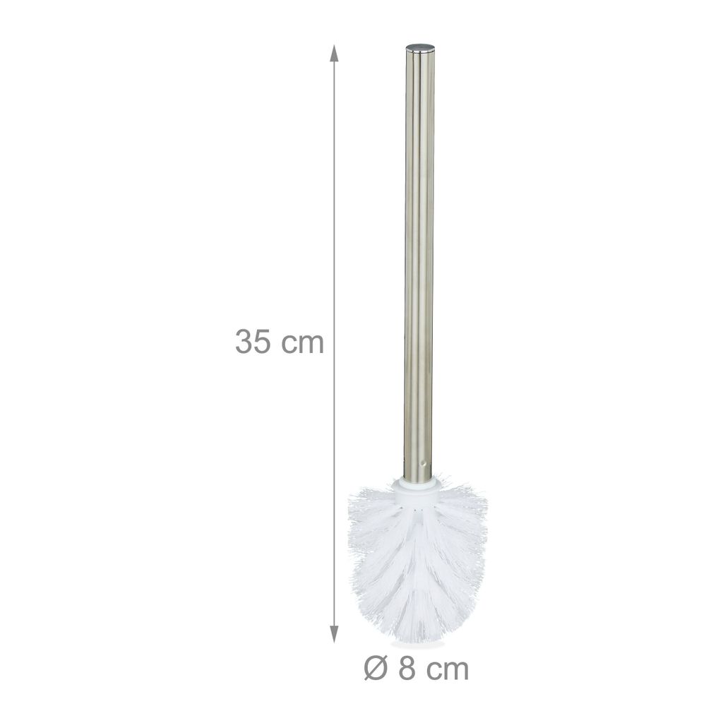 relaxdays Súprava 3 WC kefiek biela WC kefy | Kaufland.sk