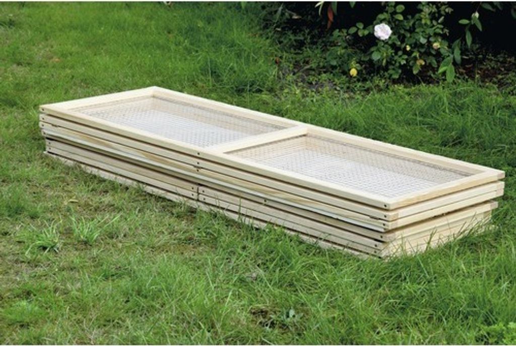 dobar Viereckiges Freilaufgehege aus Holz, | Kaufland.de