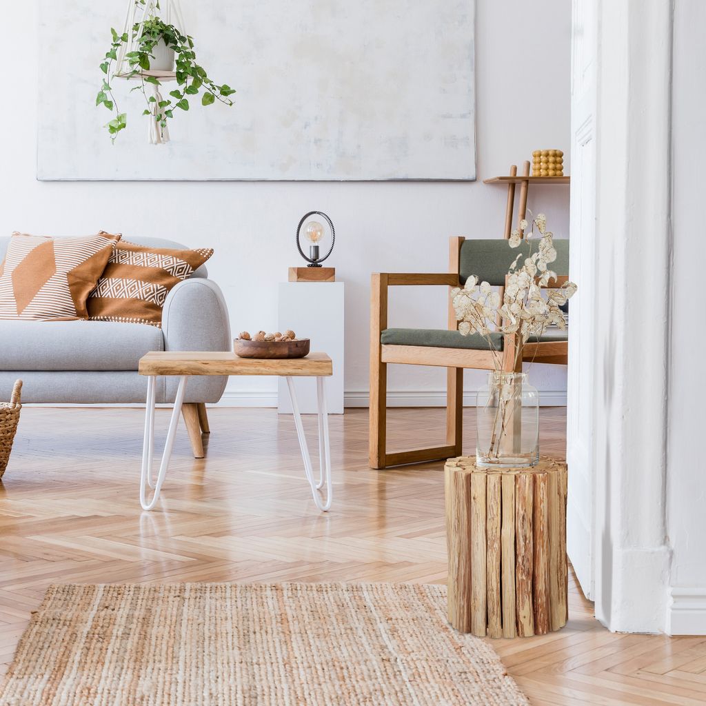 Schone Blumenhocker Holz Danisches Bettenlager Ebenbild