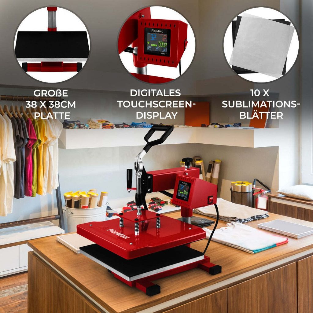 Transferový lis 38cm tepelný lis na textilní | Kaufland.cz