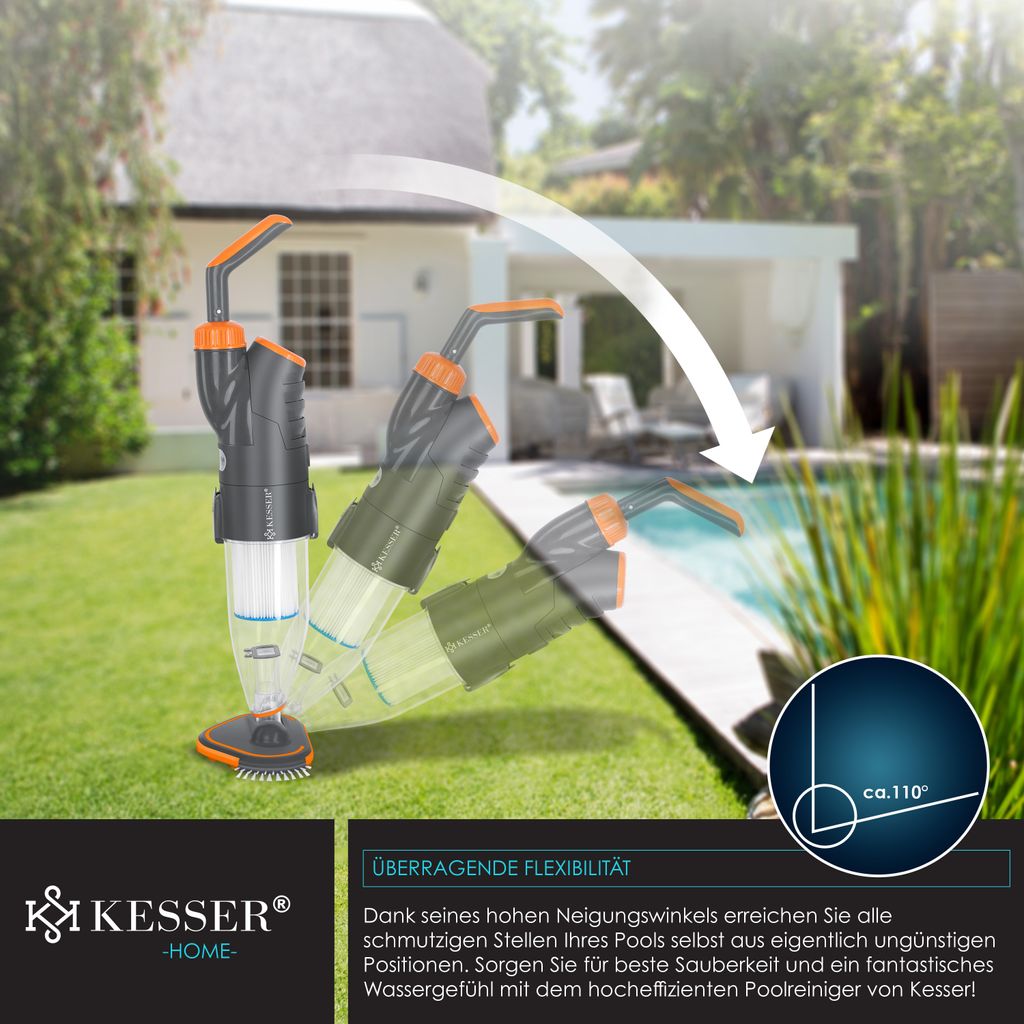KESSER® Poolsauger mit Akku | elektrisch Pool | Kaufland.de