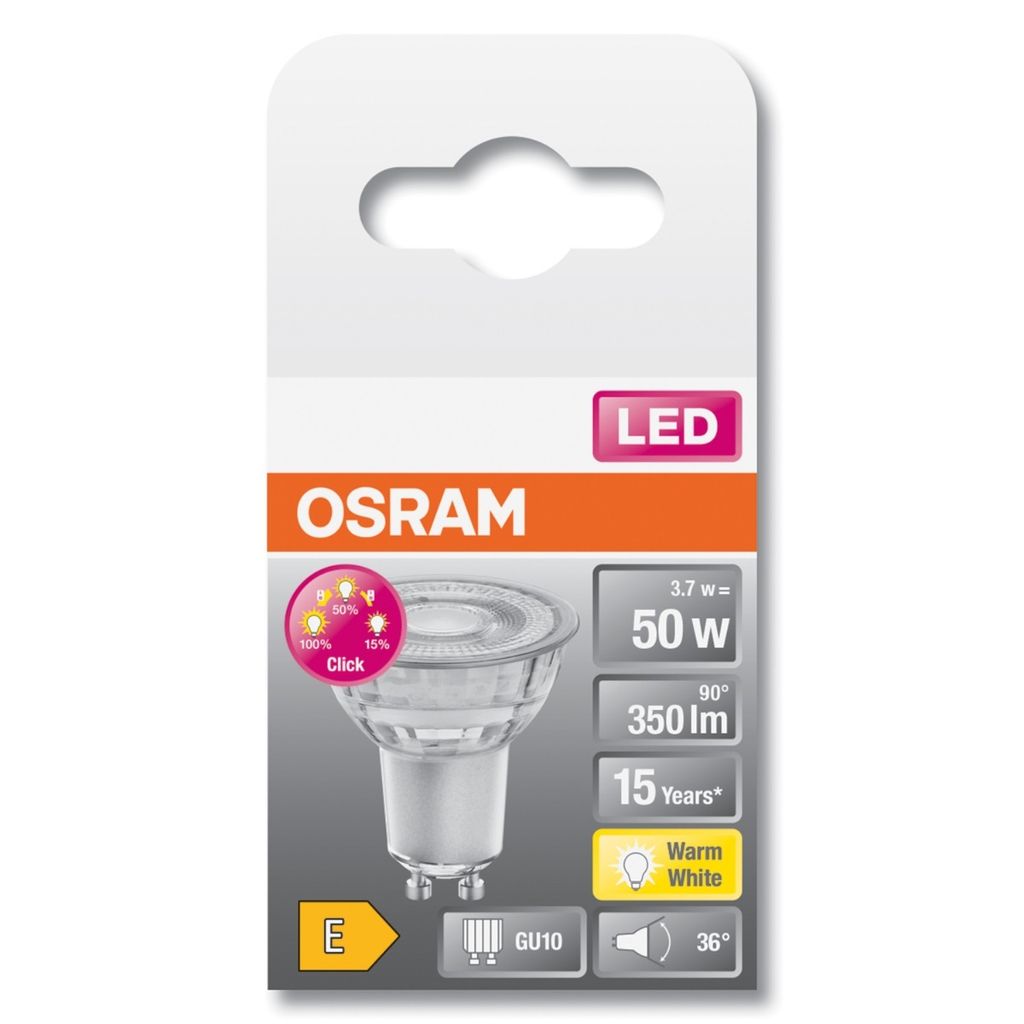 Osram Parathom LED spot GU10 PAR16 4,5W 350lm | Kaufland.sk