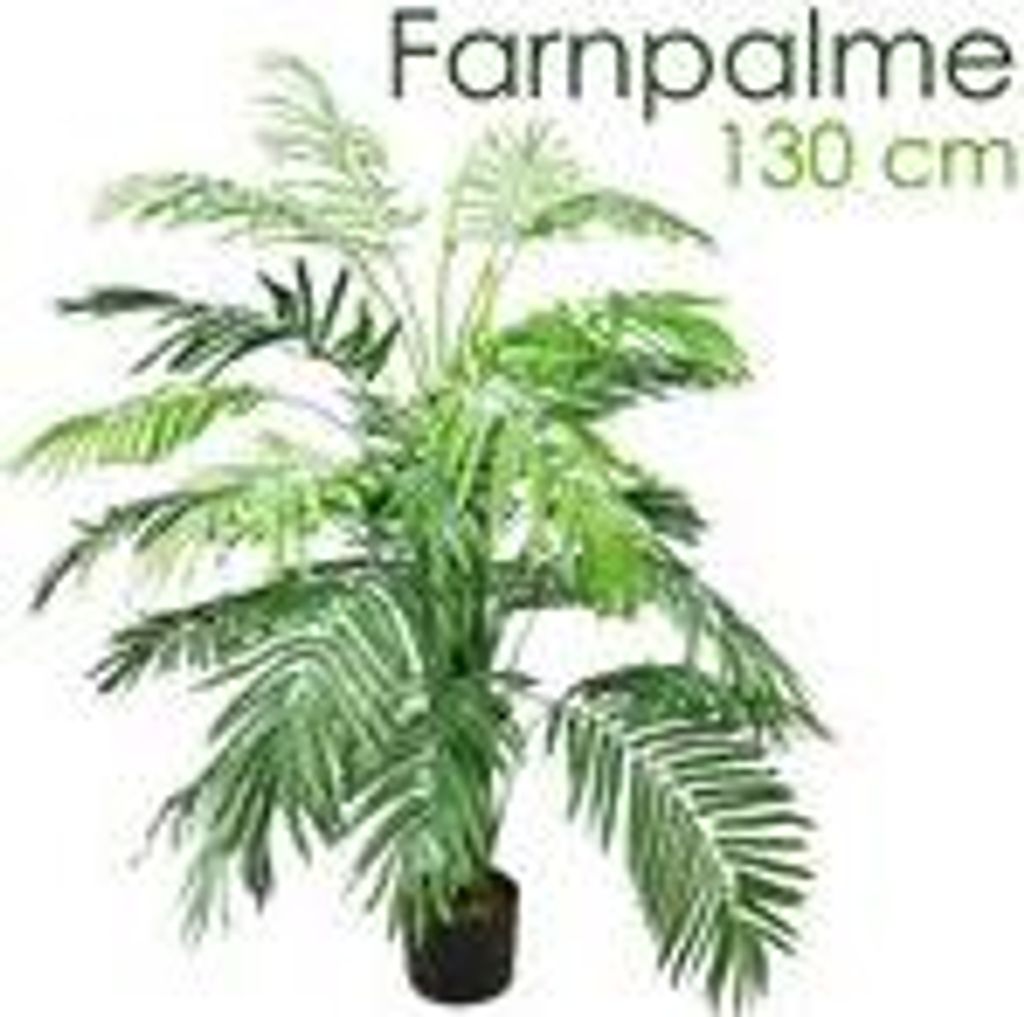 Palmizio Palma Pianta Albero Artificiale Plastica 130cm