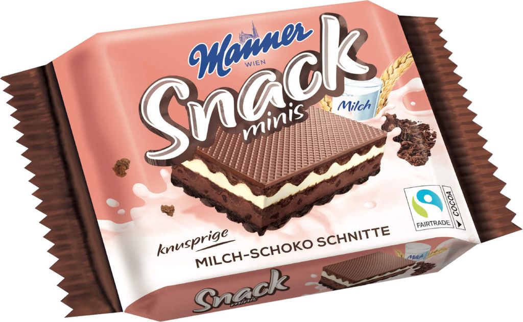 Manner Snack Minis Milch Schoko knusprige | Kaufland.de