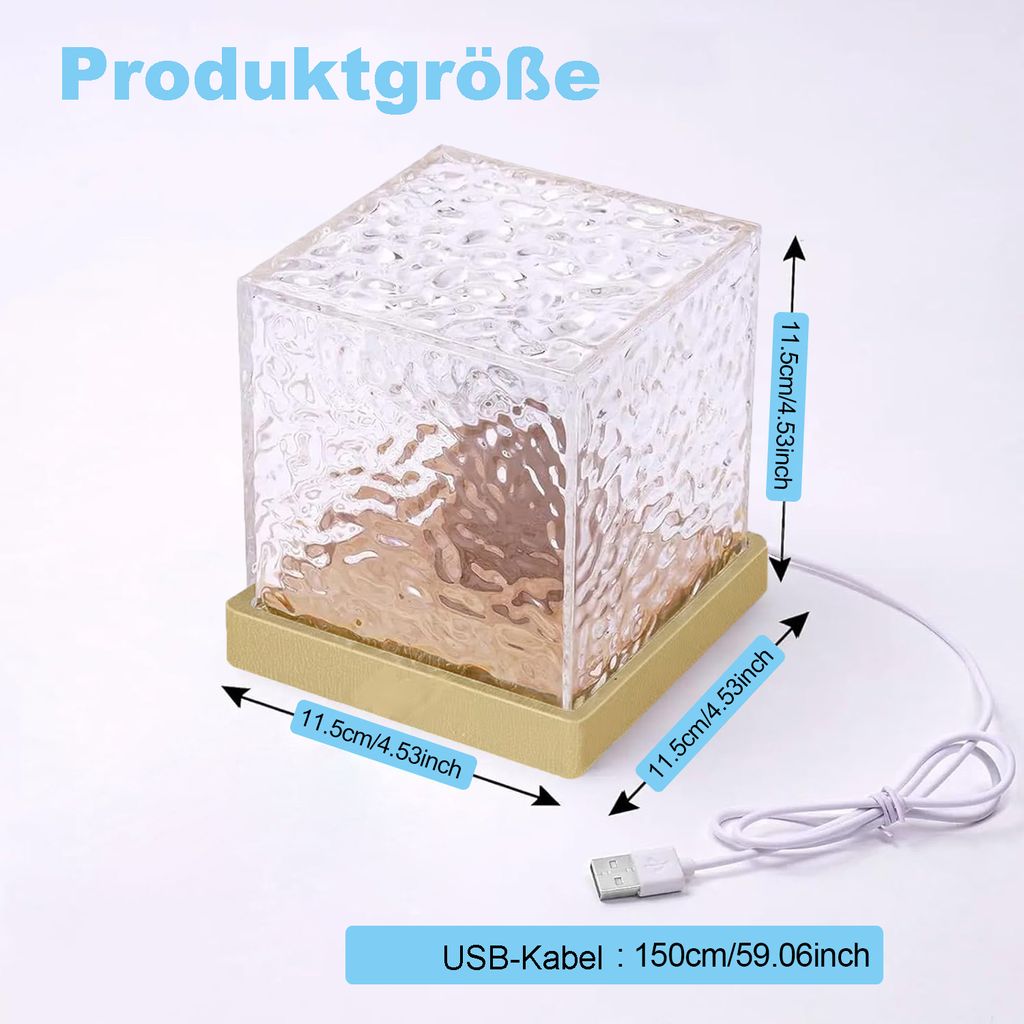 RGB LED Nachttischlampe Dimmbar USB 16 | Kaufland.de