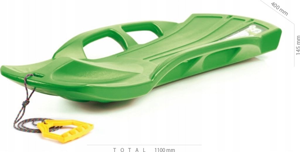 Detské boby SNOW TRAIN CONTROL - zelené | Kaufland.sk