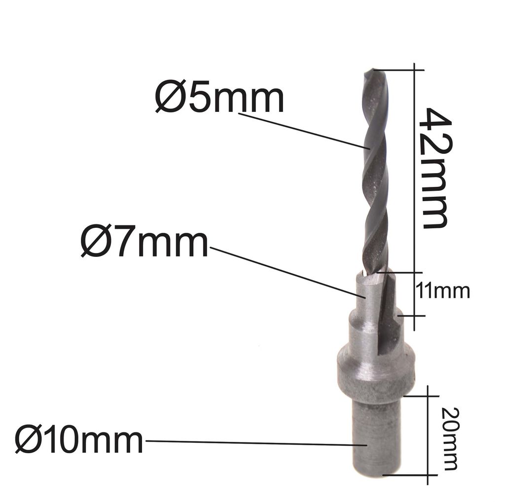 Aqbau® vrták 5 mm na spojovacie skrutky do | Kaufland.sk