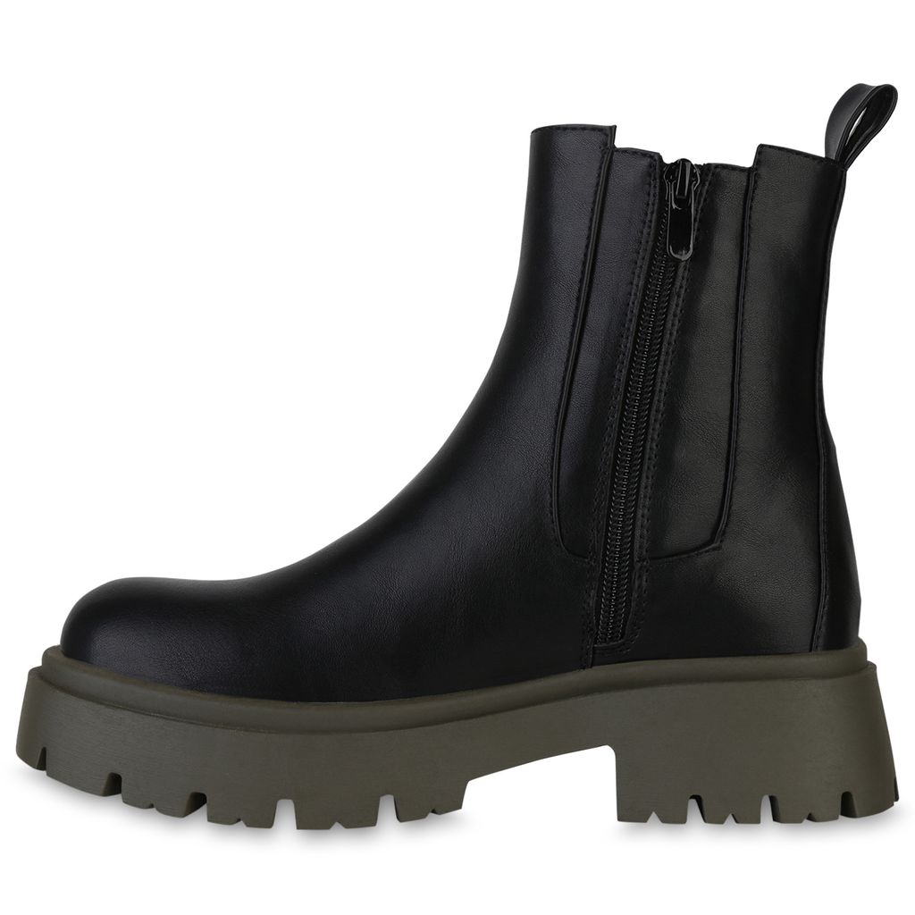 VAN HILL Damen Plateau Boots Stiefeletten | Kaufland.de