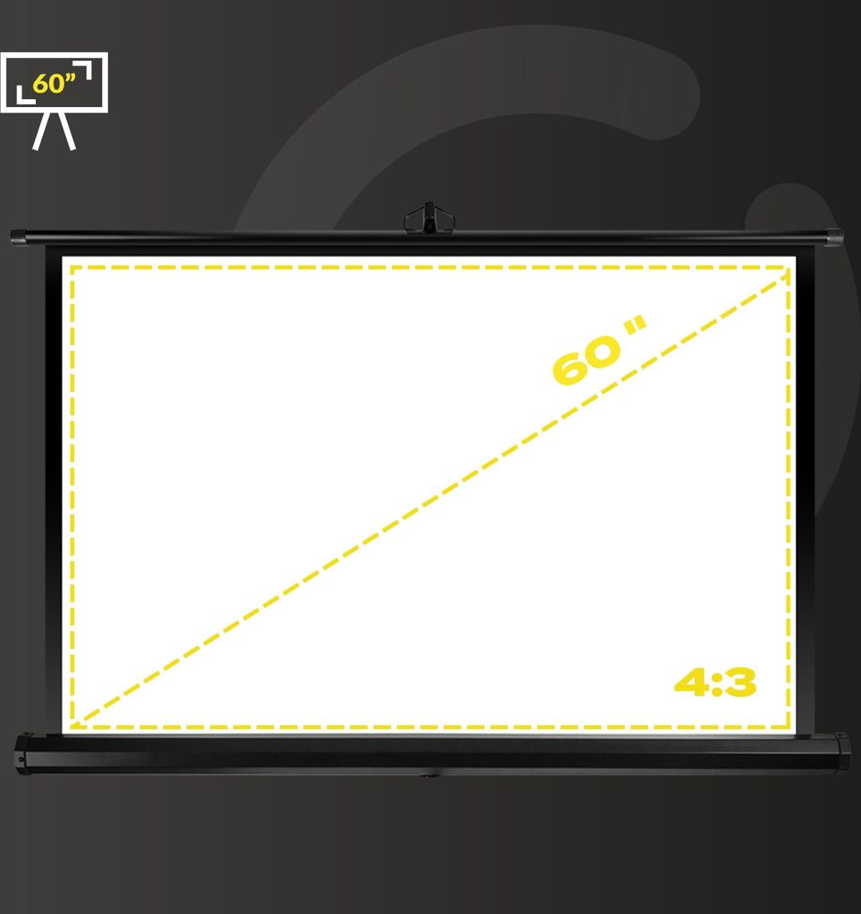 Overmax TRIPOD SCREEN 60" prenosné projekčné plátno HD 4:3