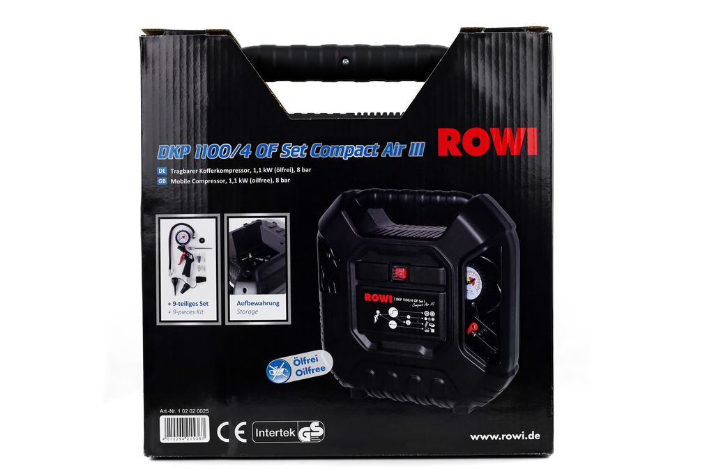 ROWI Koffer-Kompressor DKP 1100/4 OF Set | Kaufland.de
