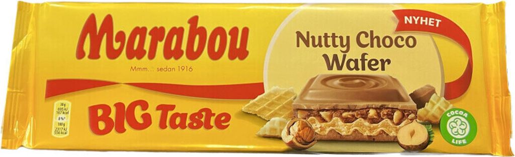 Marabou Nutty Choco Wafer 270g Schokoladen | Kaufland.de