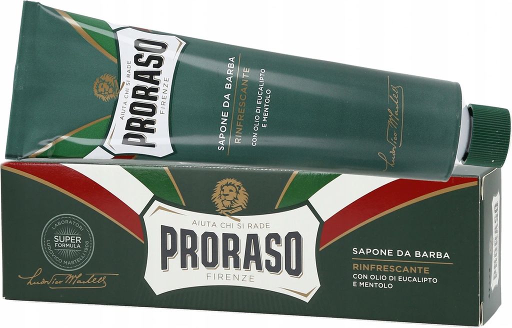 Proraso Savon de rasage rafraîchissant et tonifiant en tube