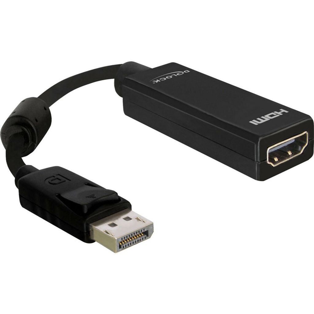 Delock Adapter DisplayPort (DP) auf HDMI St/Bu