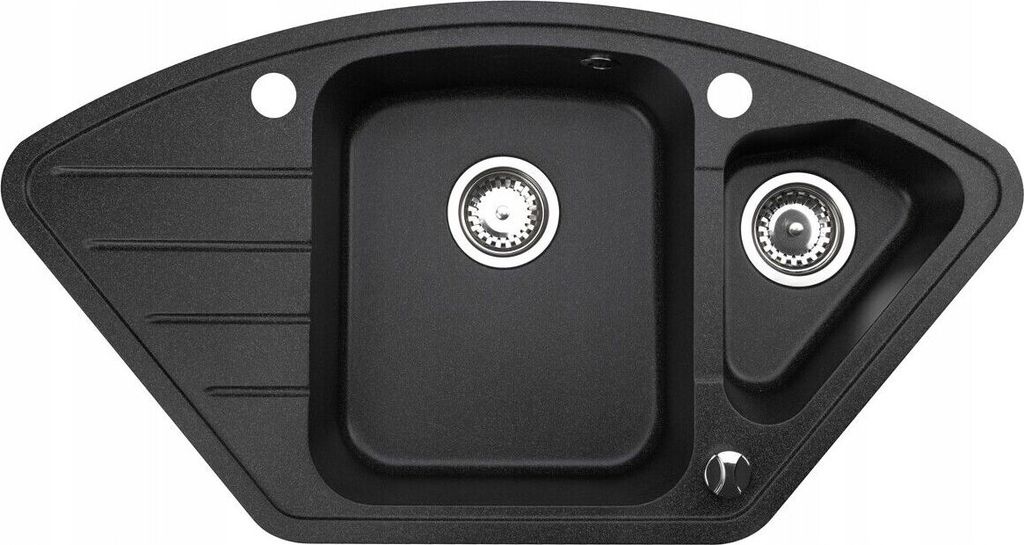 Kuchynský drez Rohový drez Vstavaný drez Rohový drez