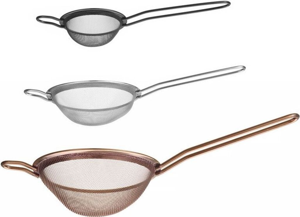 Hendi Sieb Set 3 Stck aus Metall in verschiedenen Farben