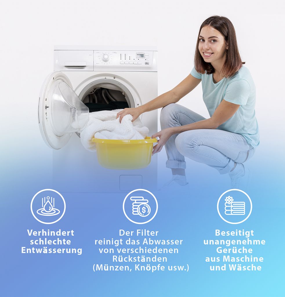 Flusensiebeinsatz passend wie Whirlpool | Kaufland.de