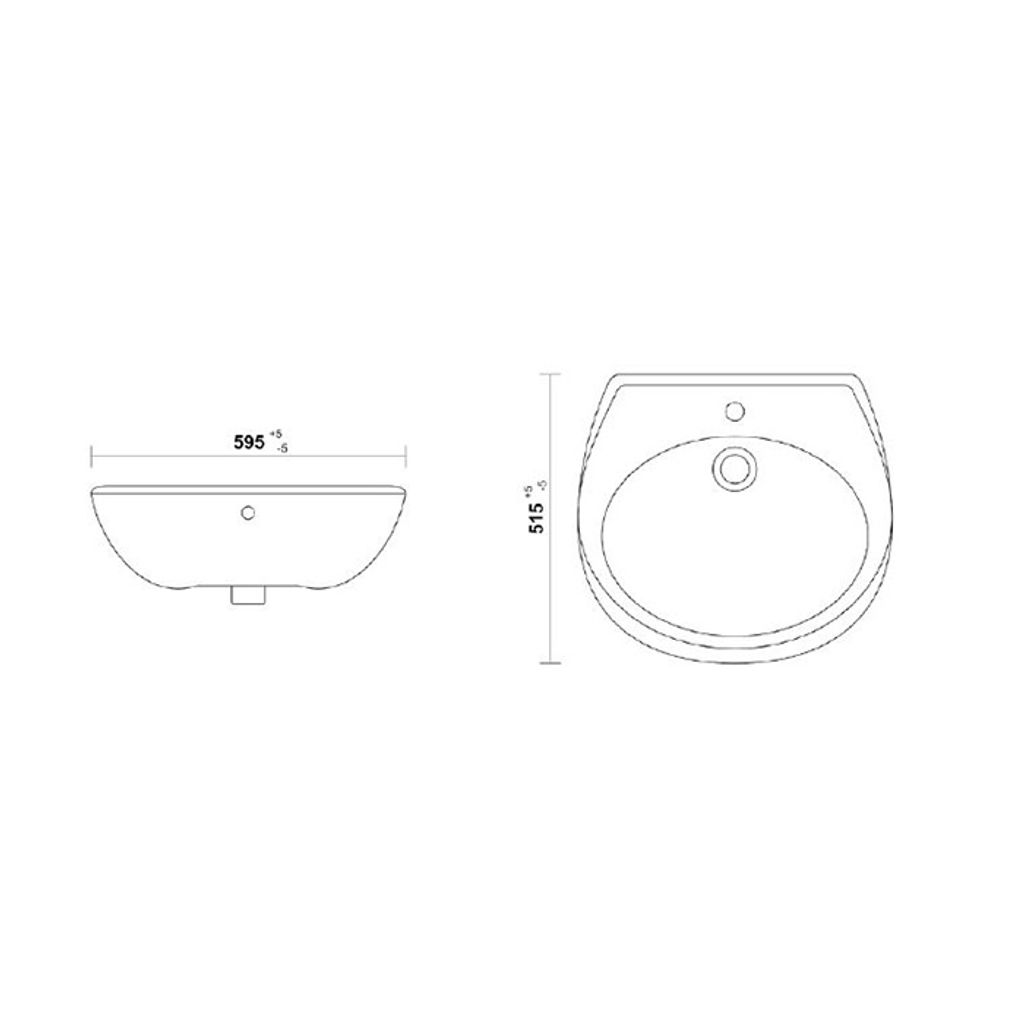 Handwaschbecken Standard 45cm weiß | Kaufland.de