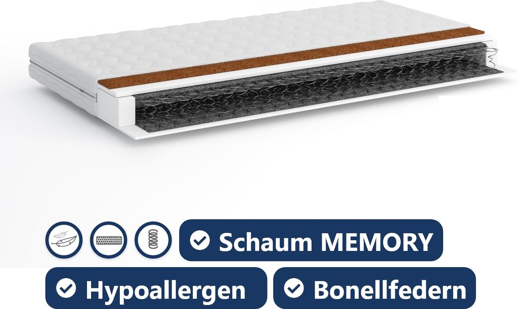 MEBLITO Bonellfederkern Matratze Alea | Kaufland.de