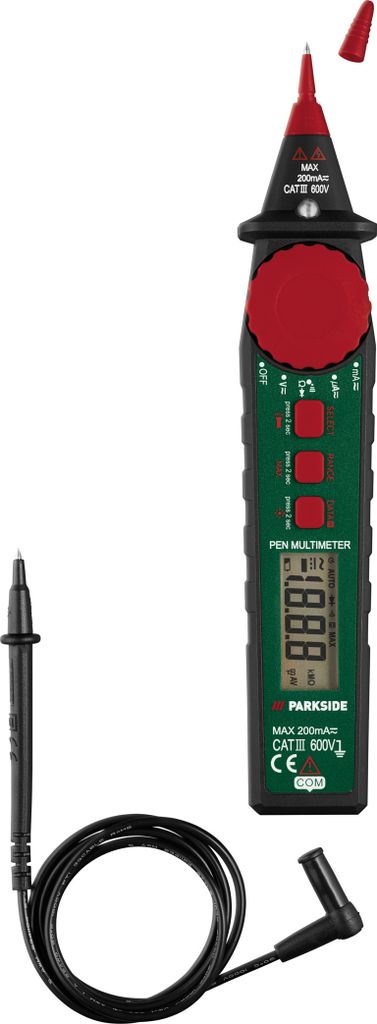 PARKSIDE® Zangen-Multimeter PZM 2 B4 / Stift-Multimeter PSM