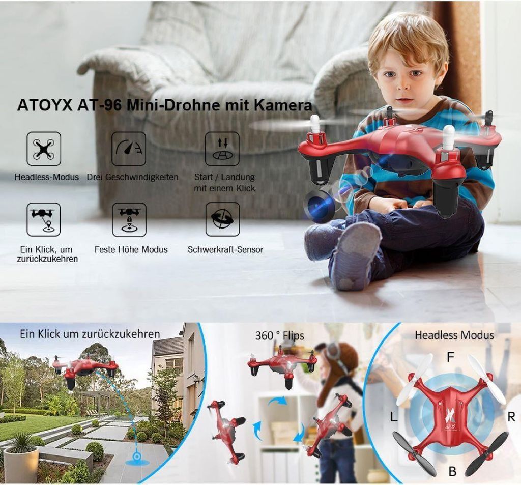 ATOYX Mini Drohne mit Wi-Fi APP Control und | Kaufland.de